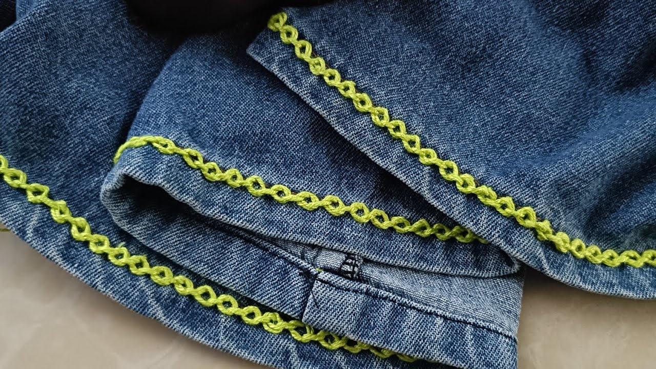 How to Do Knotted Chain Stitch | Easy Embroidery Tutorial - YouTube
