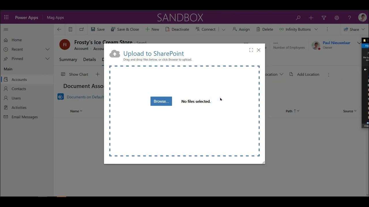 Infinity Buttons: SharePoint Add On - Upload multiple files - YouTube