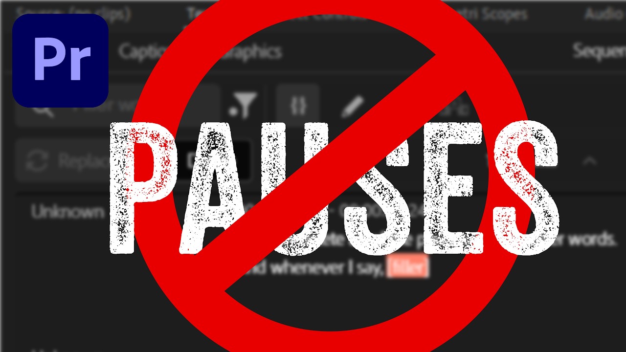 Automatically delete pauses and filler words - YouTube