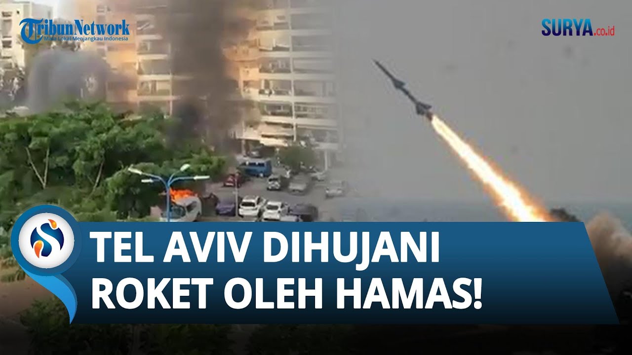 UPDATE Situasi Tel Aviv MENCEKAM DIHUJANI ROKET oleh Sayap Militer ...