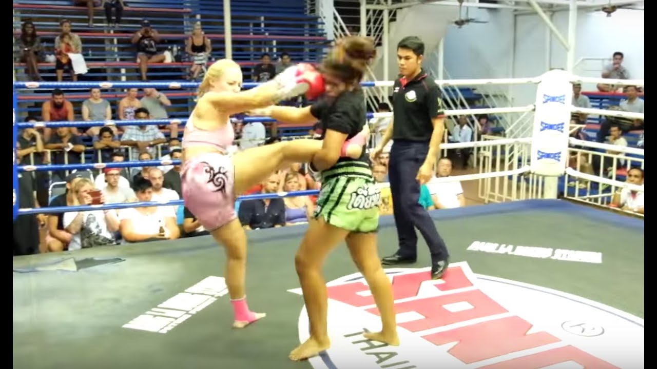 My first Female Muay Thai Fight in life: Katya PhuketTopTeam Russia vs ...