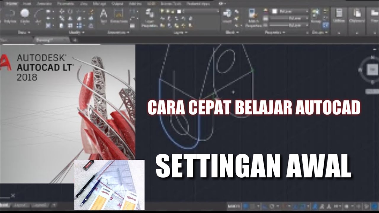 Tutorial Autocad Pemula - Settingan Awal - YouTube