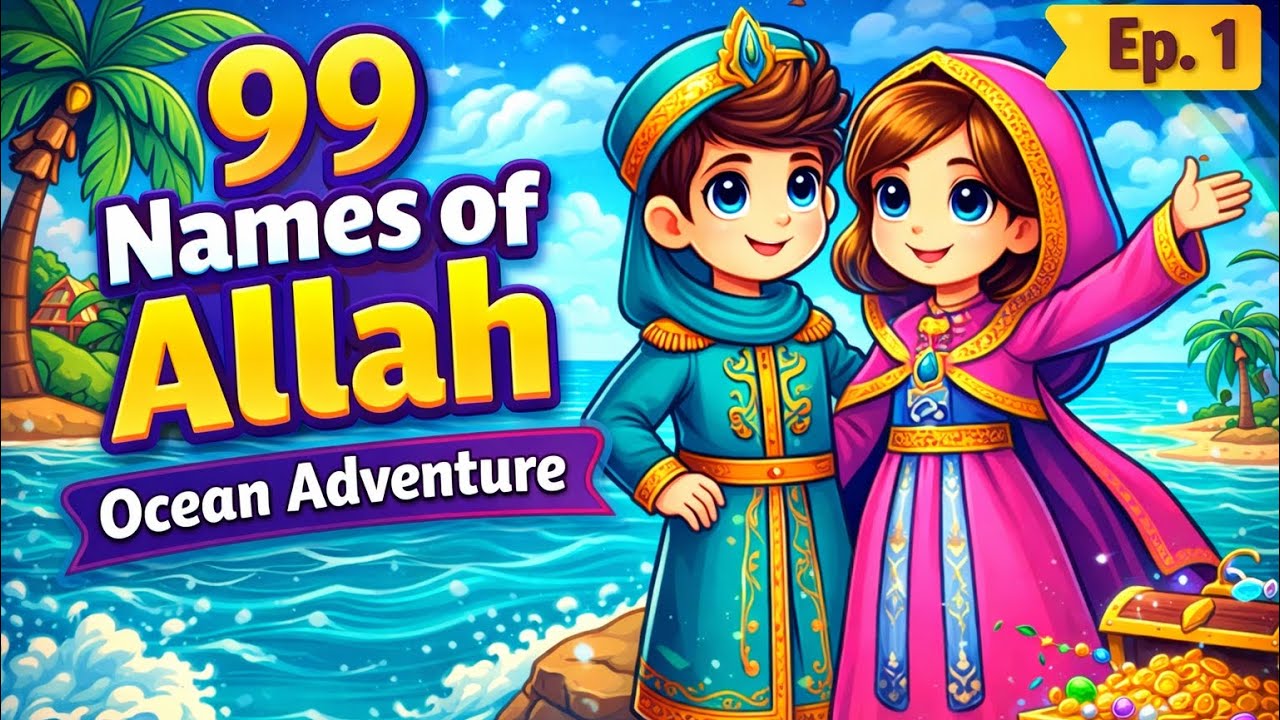 99 Names of Allah | Ocean Adventure 🌊 Learn Allah’s Names 1–10 ...