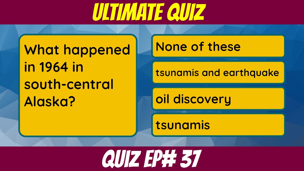 Ultimate Quiz - Episode #37 - YouTube