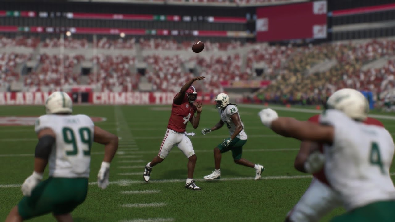 CFB 25 Dynasty Mode (5)Alabama vs USF (Week 2)(Part 2) - YouTube