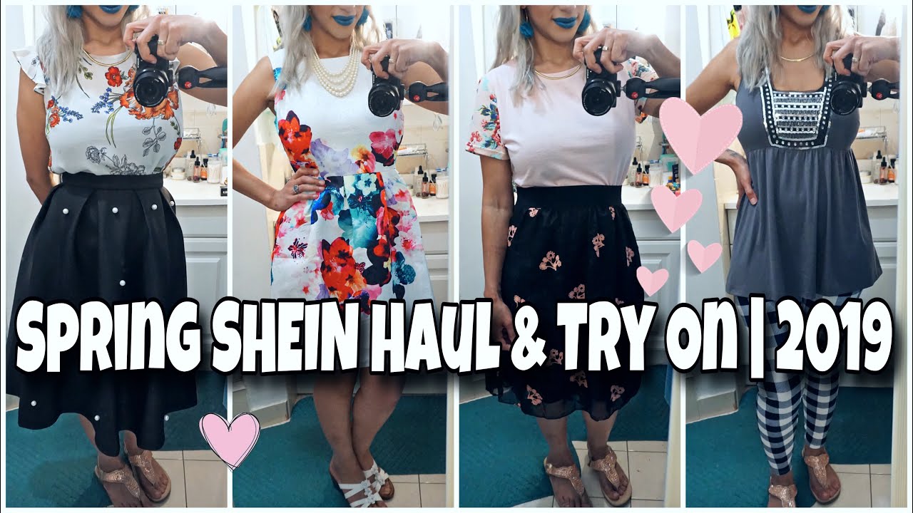 Spring SHEIN Haul & Try On | 2019 - YouTube