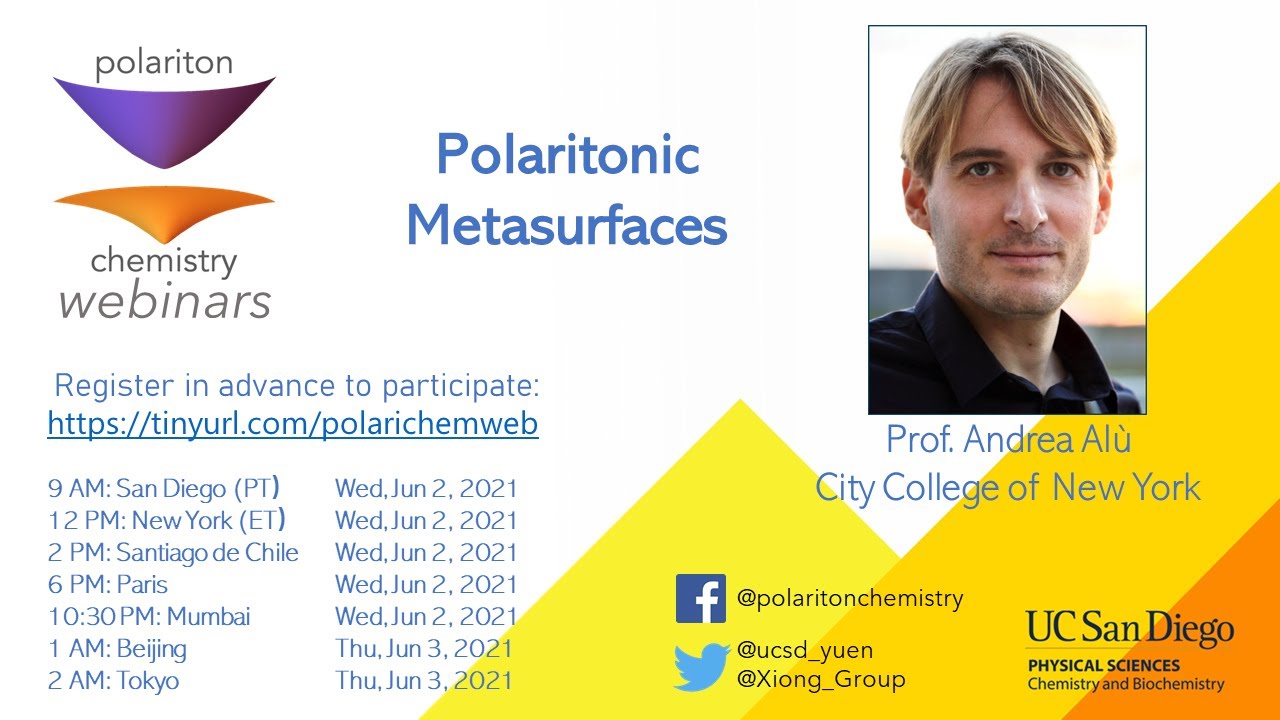 Polaritonic Metasurfaces | Andrea Alù - YouTube