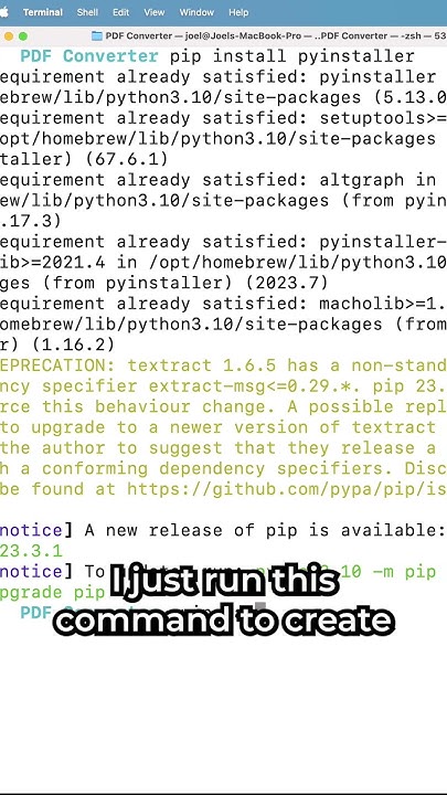 Convert .py to .exe #python - YouTube