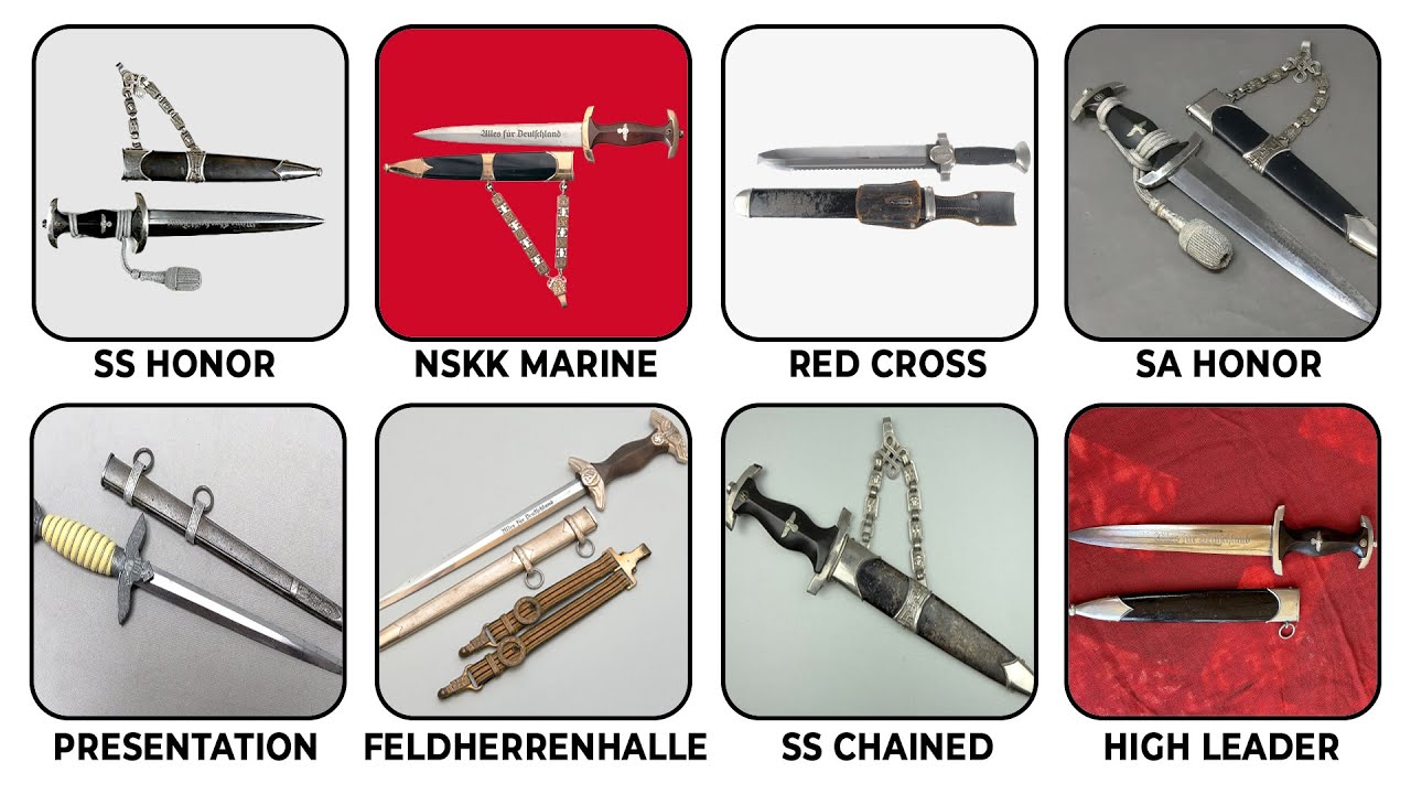 Every Nazi Dagger Explained In 19 Minutes - YouTube
