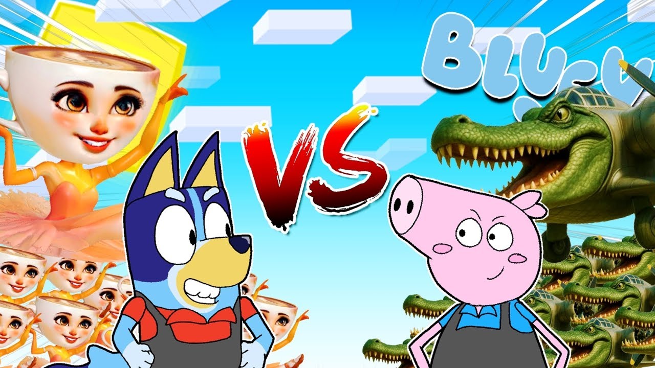 BLUEY en la BATALLA EPICA de los ITALIAN BRAINROT | Las Aventuras de ...