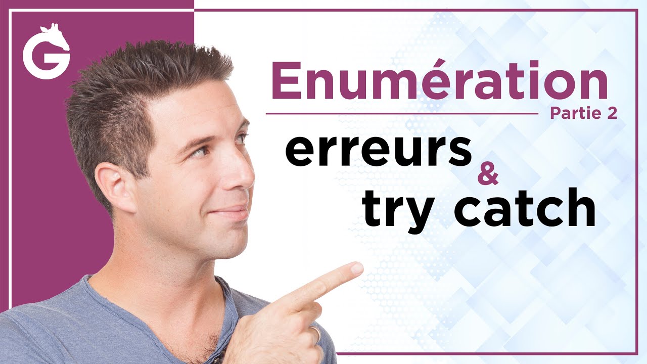 Enumérations en programmation - Partie 2 : La gestion des erreurs et ...