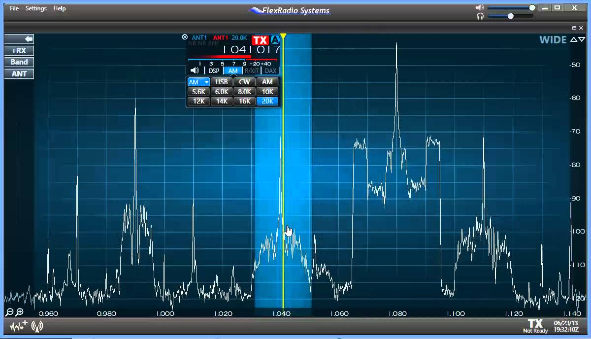Flex 6700 on the DFW AM Broadcast Band - YouTube