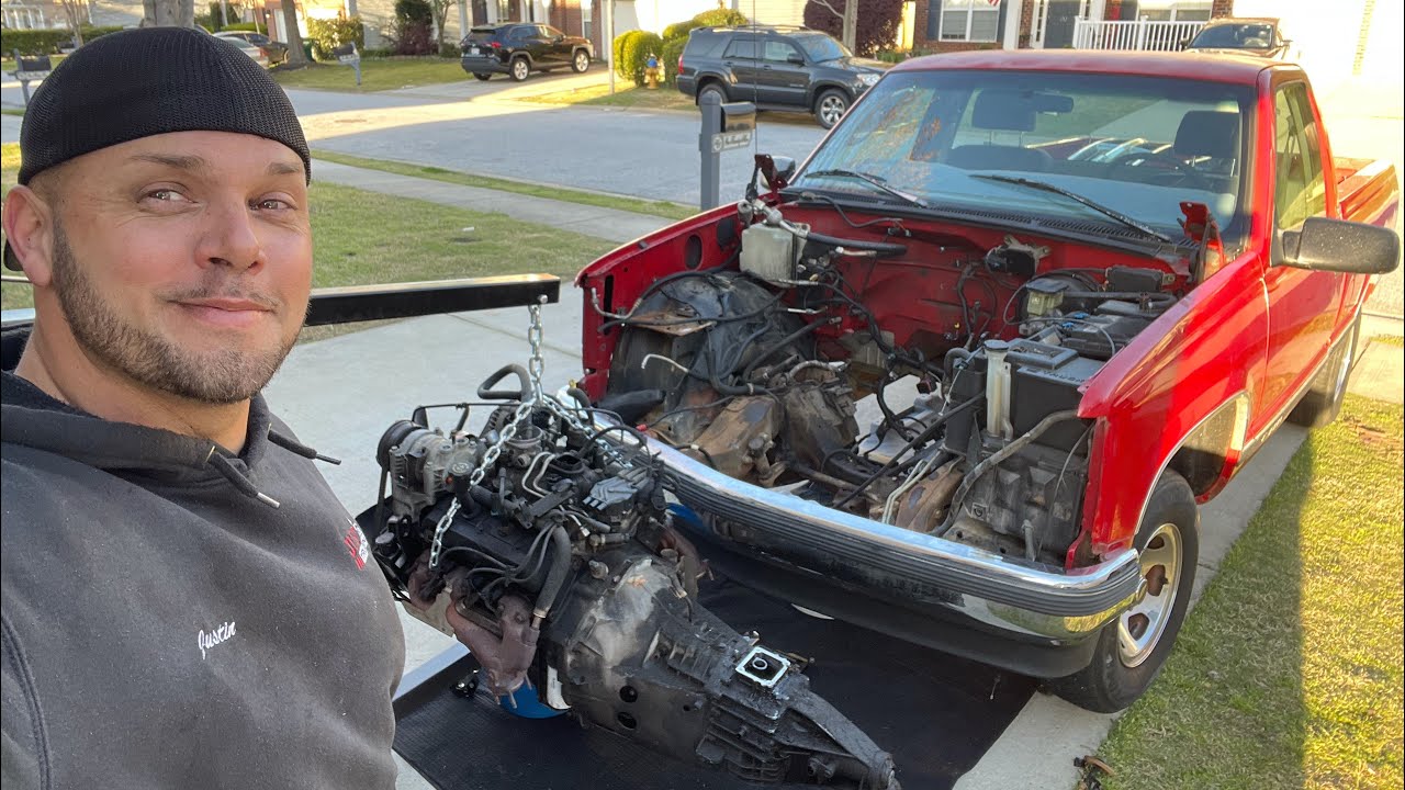 “No LOADS spring break” ENGINE removal LS SWAP Silverado BTR Stage 3 ...