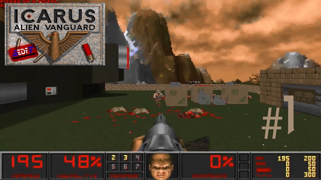 Doom with Icarus : Alien Vanguard.Map 01 - YouTube