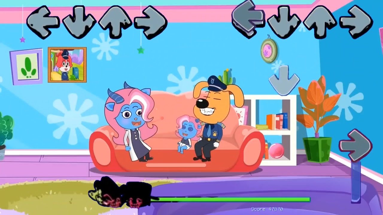 Sheriff Labrador Police Cartoon | FNF x Sheriff Labrador | Friday Night ...