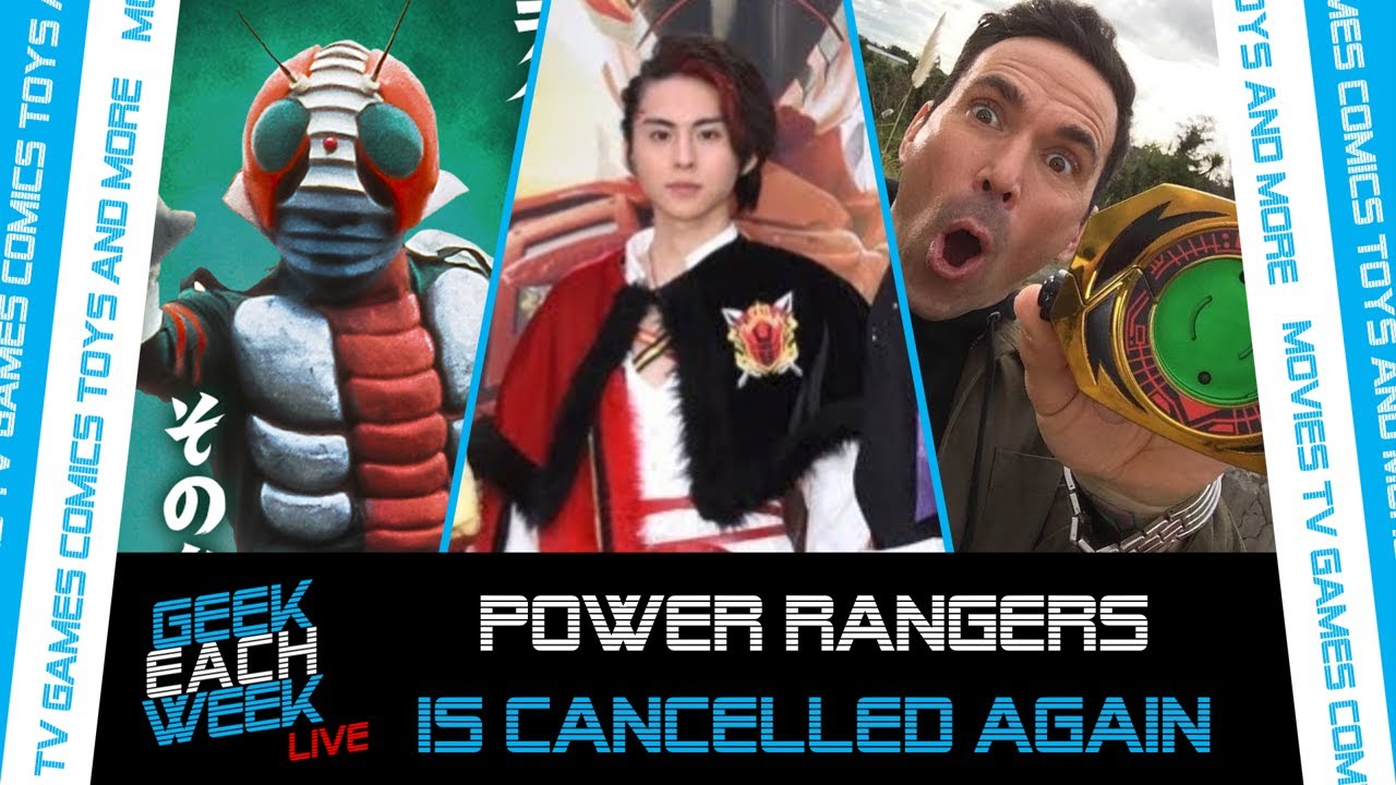 Power Rangers is Cancelled Again - Geek Each Week Live Episode 85 - YouTube