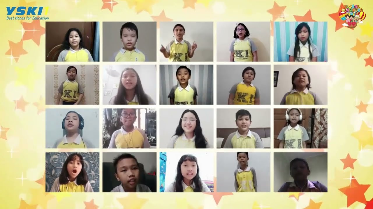 [Virtual Choir] I Have Decided To Follow Jesus - 4rd A Graders of YSKI ...