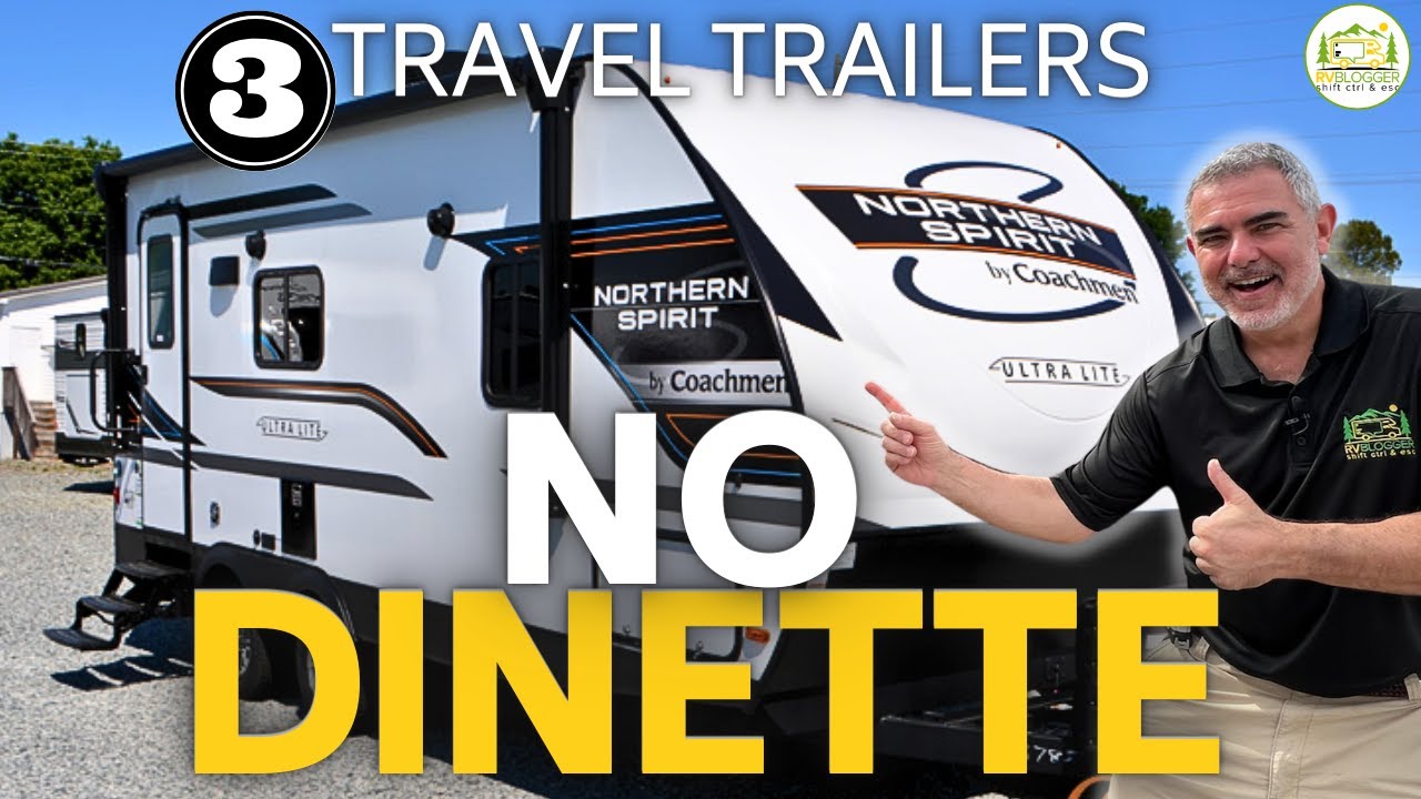3 Small Camper Trailers Without a Dinette - YouTube