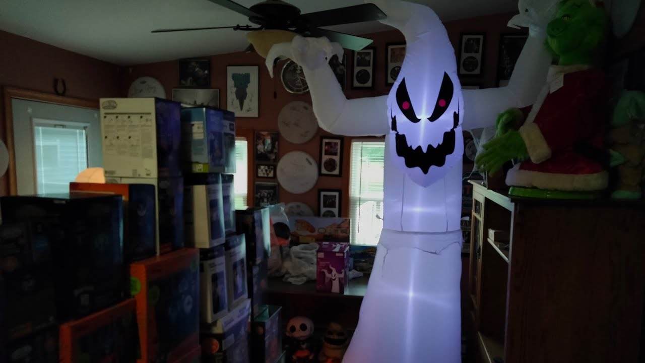 NEW FOR 2023 Gemmy Halloween Airblown Inflatable 9ft Haunted Ghost ...