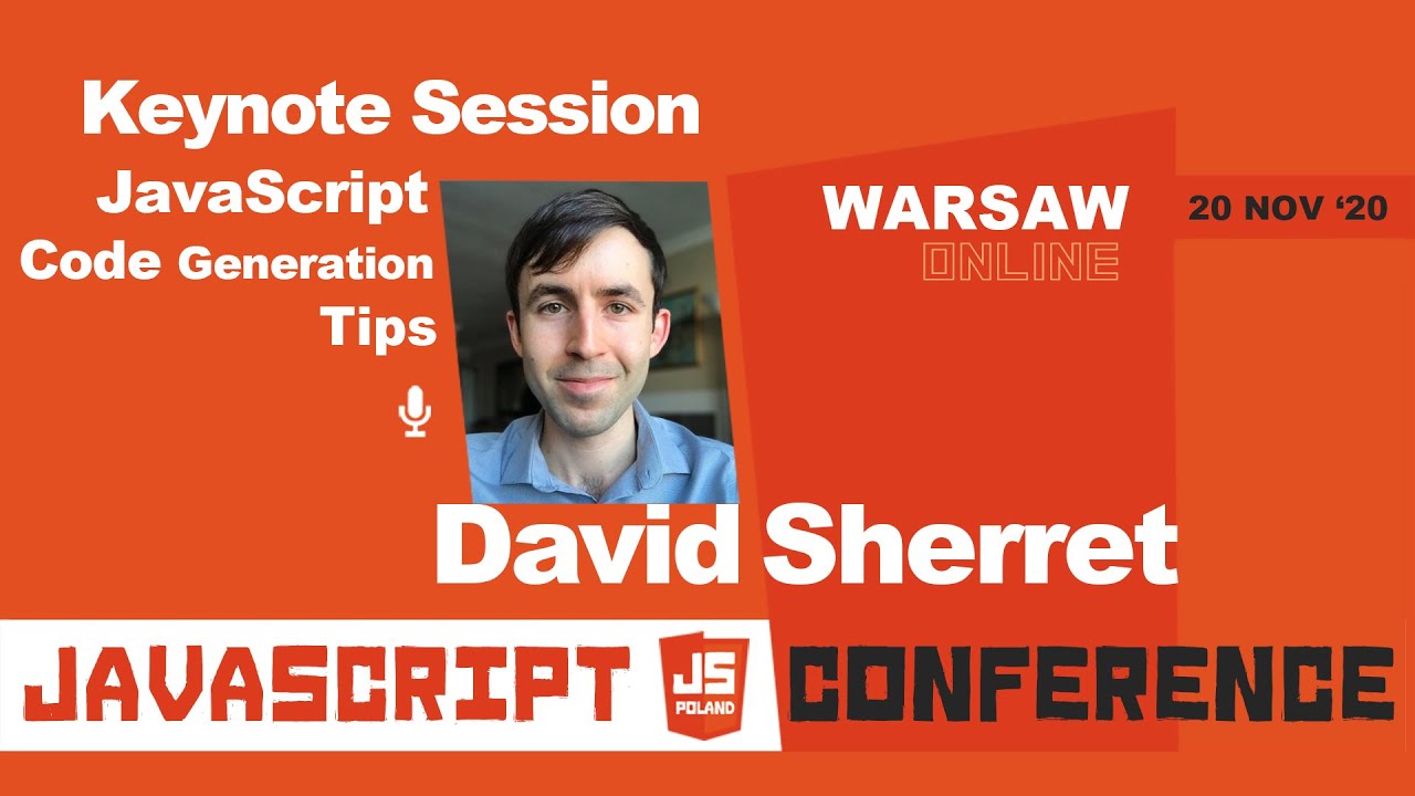 JS POLAND - David Sherret - JavaScript Code Generation Tips - YouTube