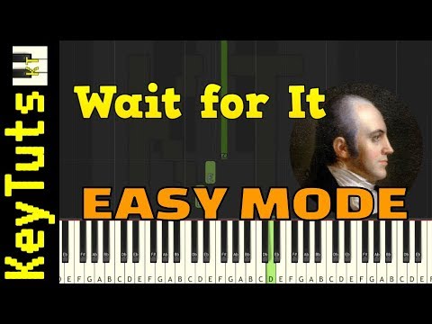 Wait for It from Hamilton - Easy Mode [Piano Tutorial] (Synthesia) - YouTube