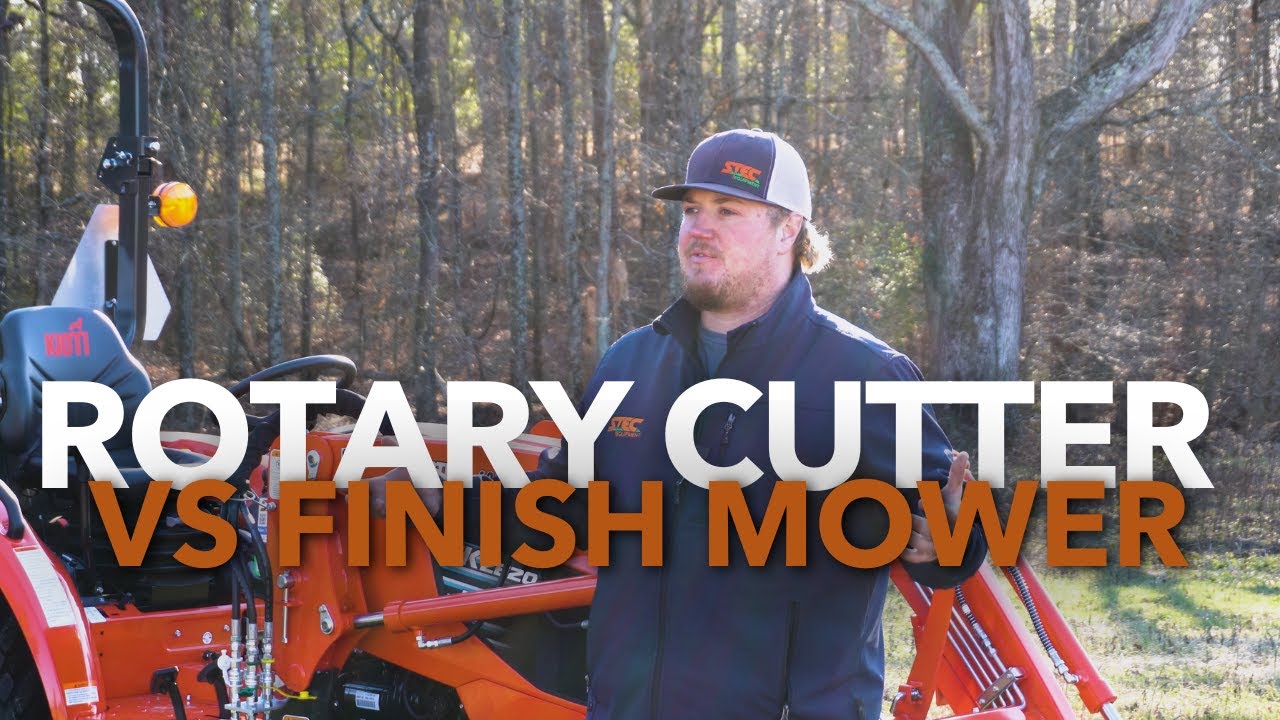 Rotary Cutter vs Finish Mower | Which Is Best for You? - YouTube