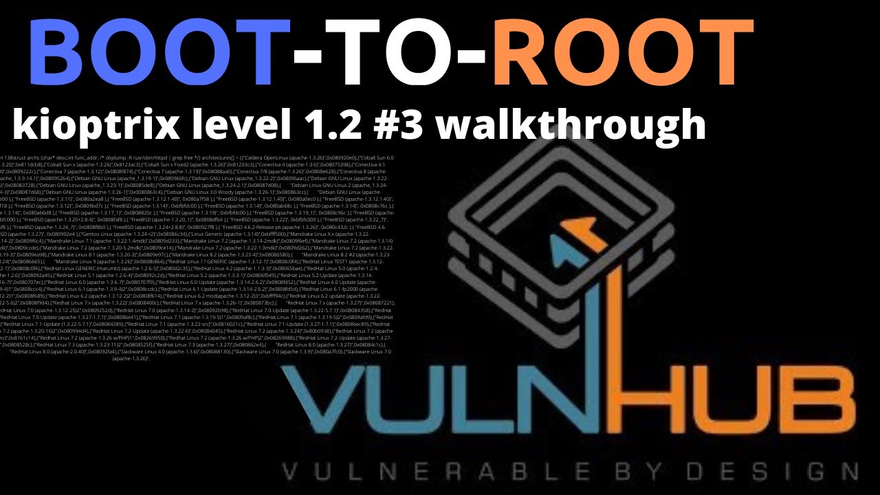 kioptrix level 1.2 #3 Walkthrough - Boot-To-Root #cybersecurity # ...