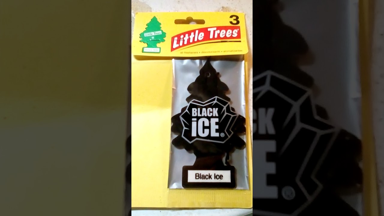 Little Trees Black Ice air freshener review - YouTube