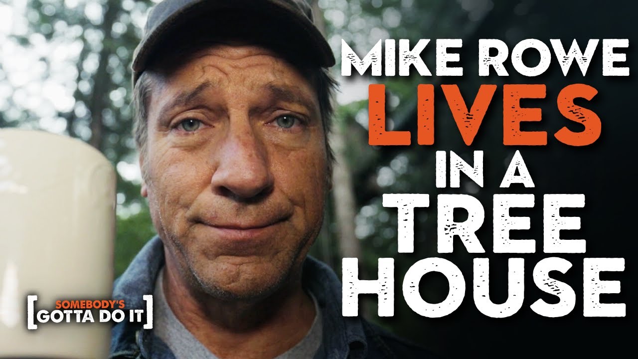 Mike Rowe LIVES in a BEAUTIFUL Treesort Tree House For a Day | Somebody ...