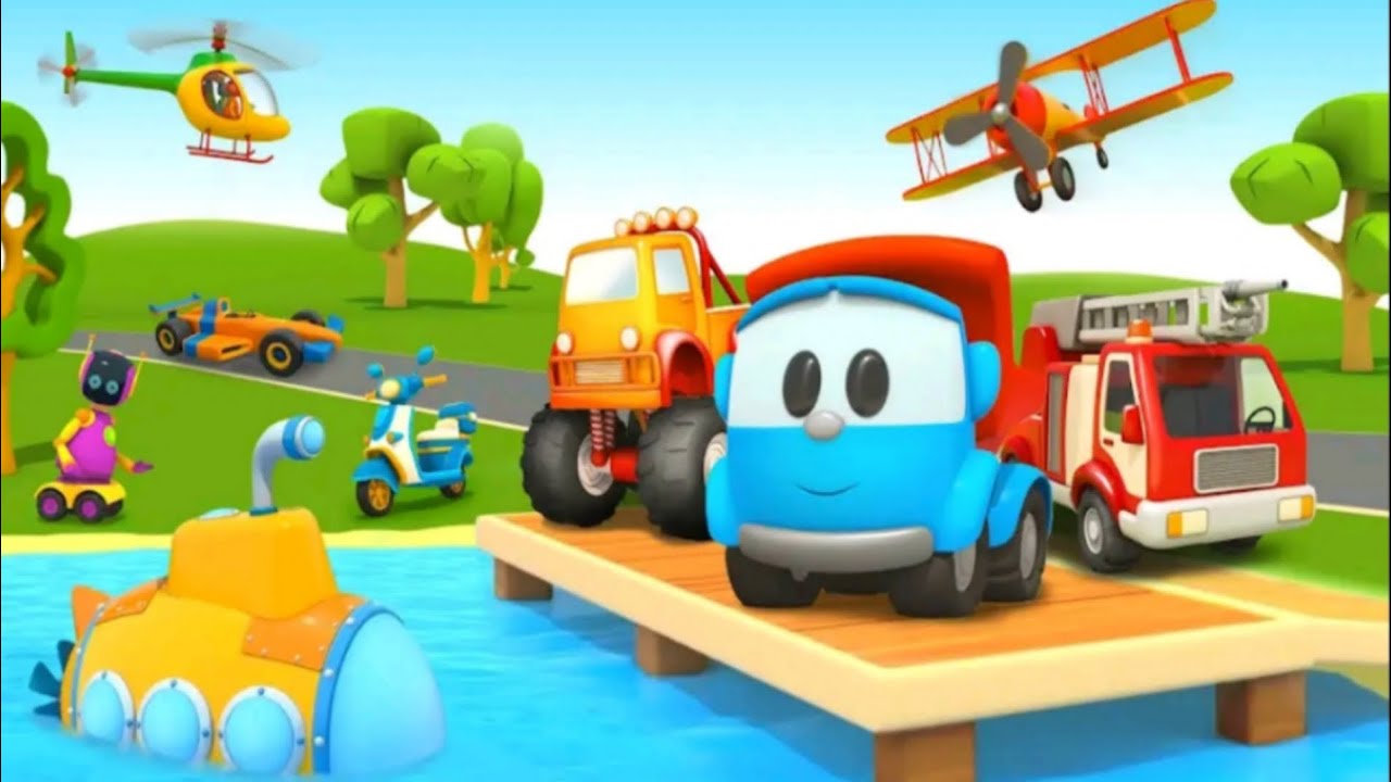 gadi wala cartoon| gadi wala toys cartoon| gadi wala Leo cartoon| jcb ...