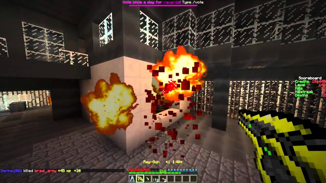 3 Ray-Gun Nukes | Minecraft [MC-War] - YouTube