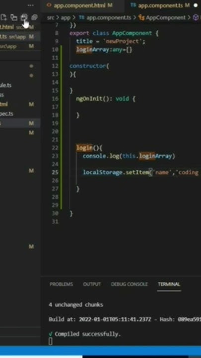 Set Local Storage Angular Javascript Localstorage Trending Viral Codingwall Coding Youtube