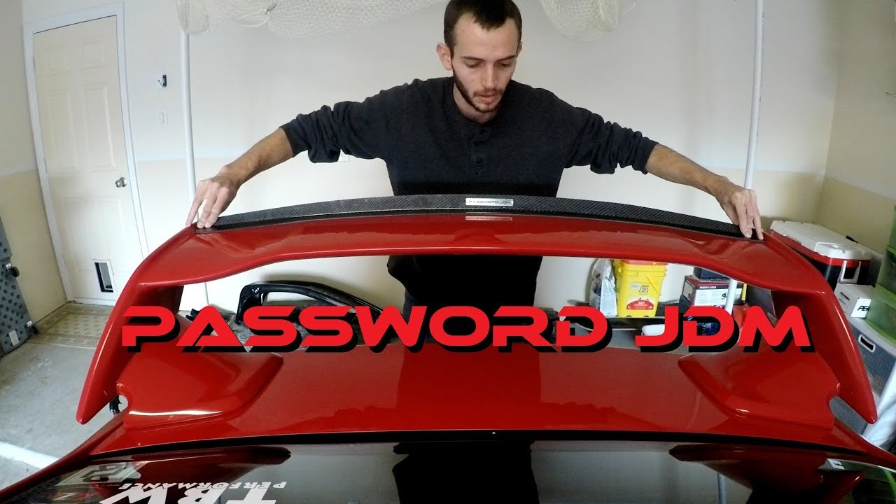 2017 WRX Password JDM Gurney Flap - YouTube