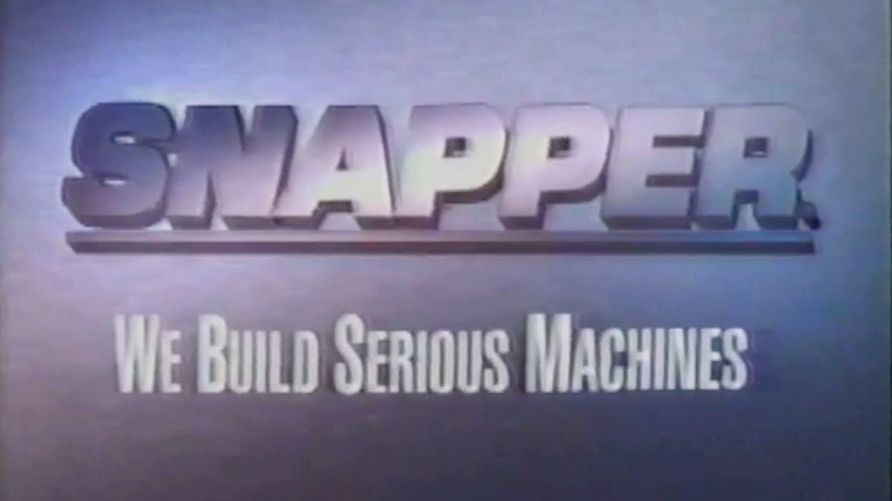 1990 Snapper TV Commercial ... We Build Serious Machines - YouTube