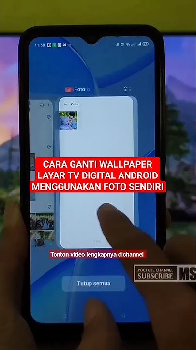 CARA GANTI WALLPAPER TV DIGITAL ANDROID PAKEK FOTO SENDIRI #tvdigital # ...