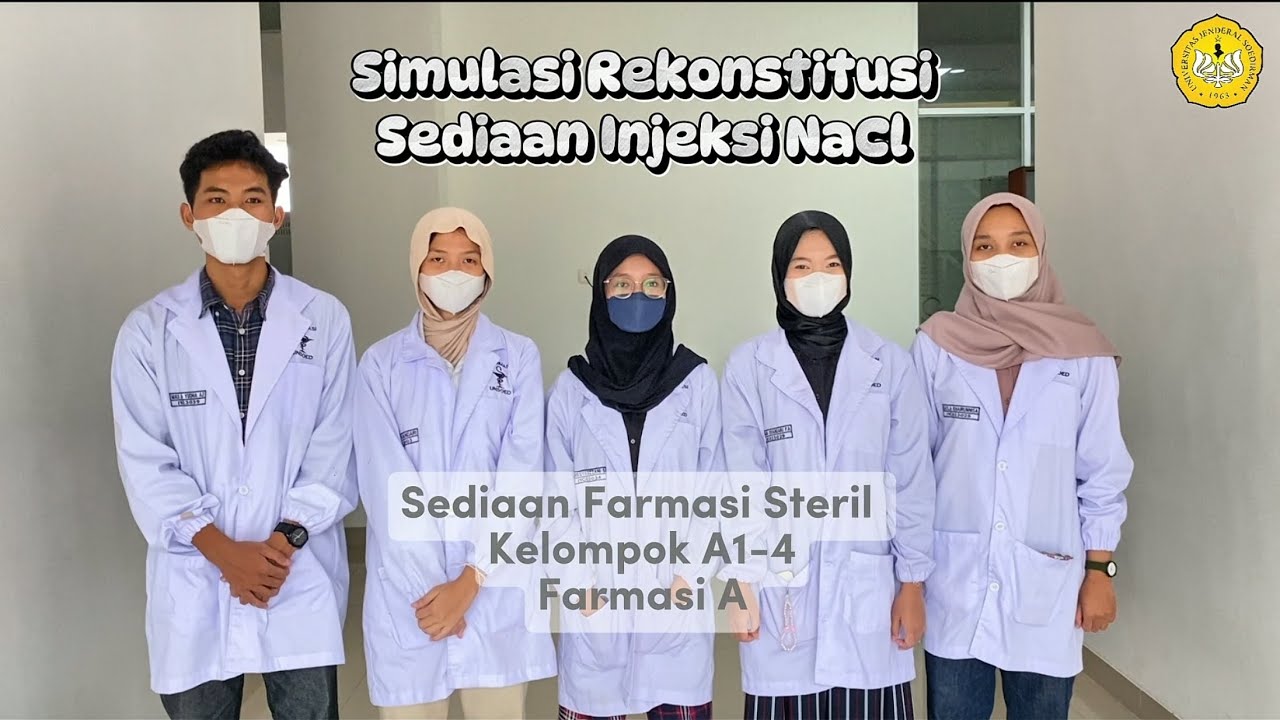 Simulasi Rekonstitusi Sediaan Injeksi NaCl - Praktikum SFS Farmasi ...