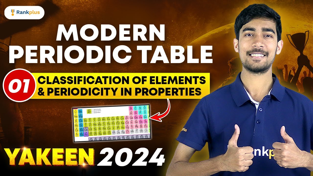 Classification of Elements and Periodicity in Properties Class 11 ...