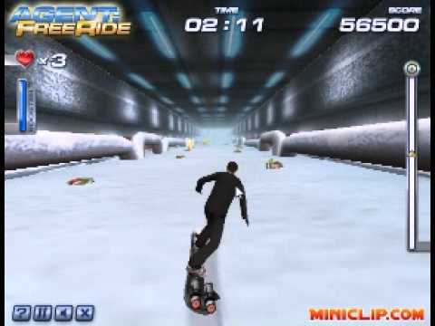 Miniclip Game Agent Freeride Part 4 - YouTube