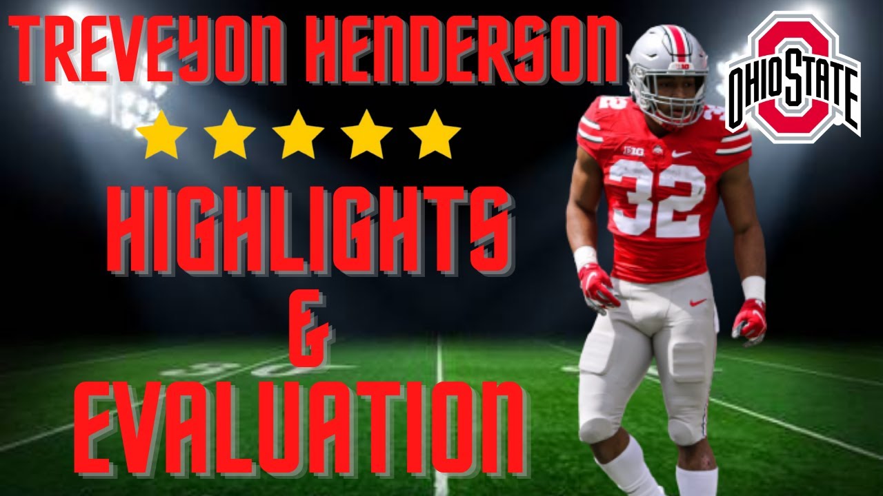Ohio State True Freshman RB Treyveon Henderson - Hightlights ...