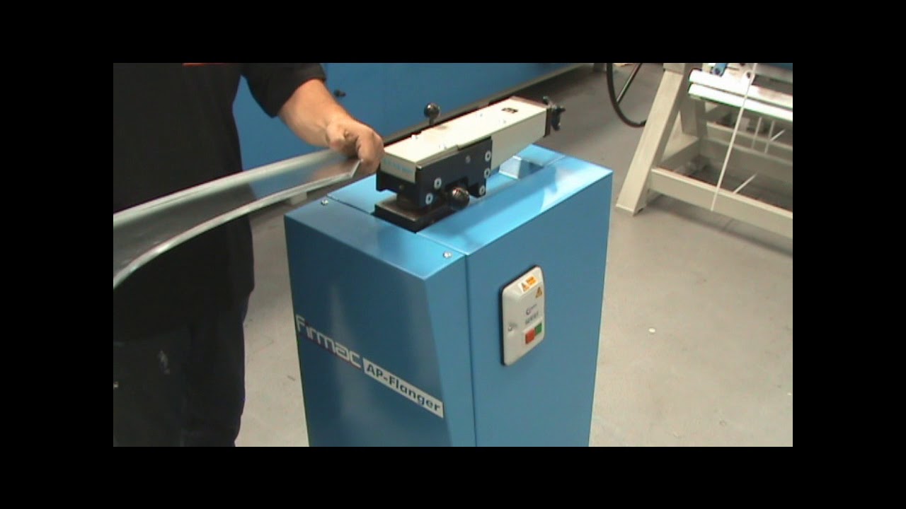 Firmac Powered Auto Flanger; Capacity 1.6mm GI - YouTube