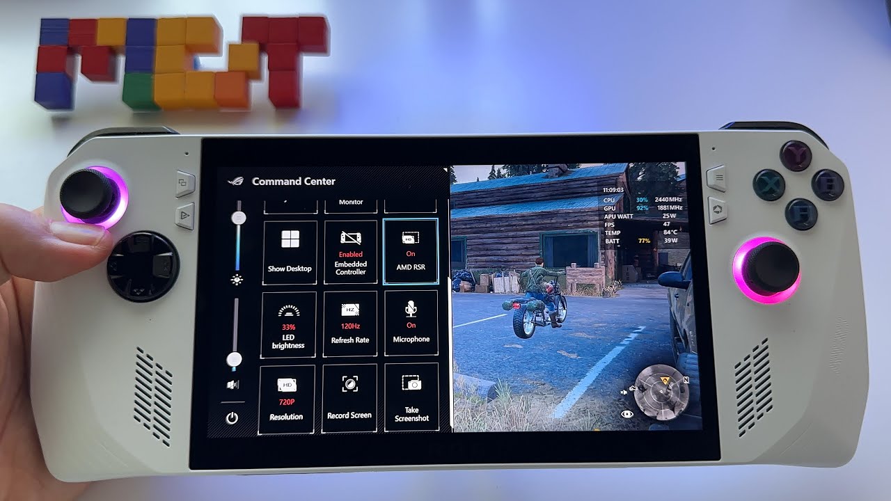 Asus Rog ALLY RSR Radeon Super Resolution + Days Gone | amazing ...