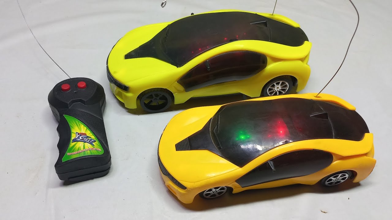 RC Remote Control Transparent 3d Car Unboxing - YouTube