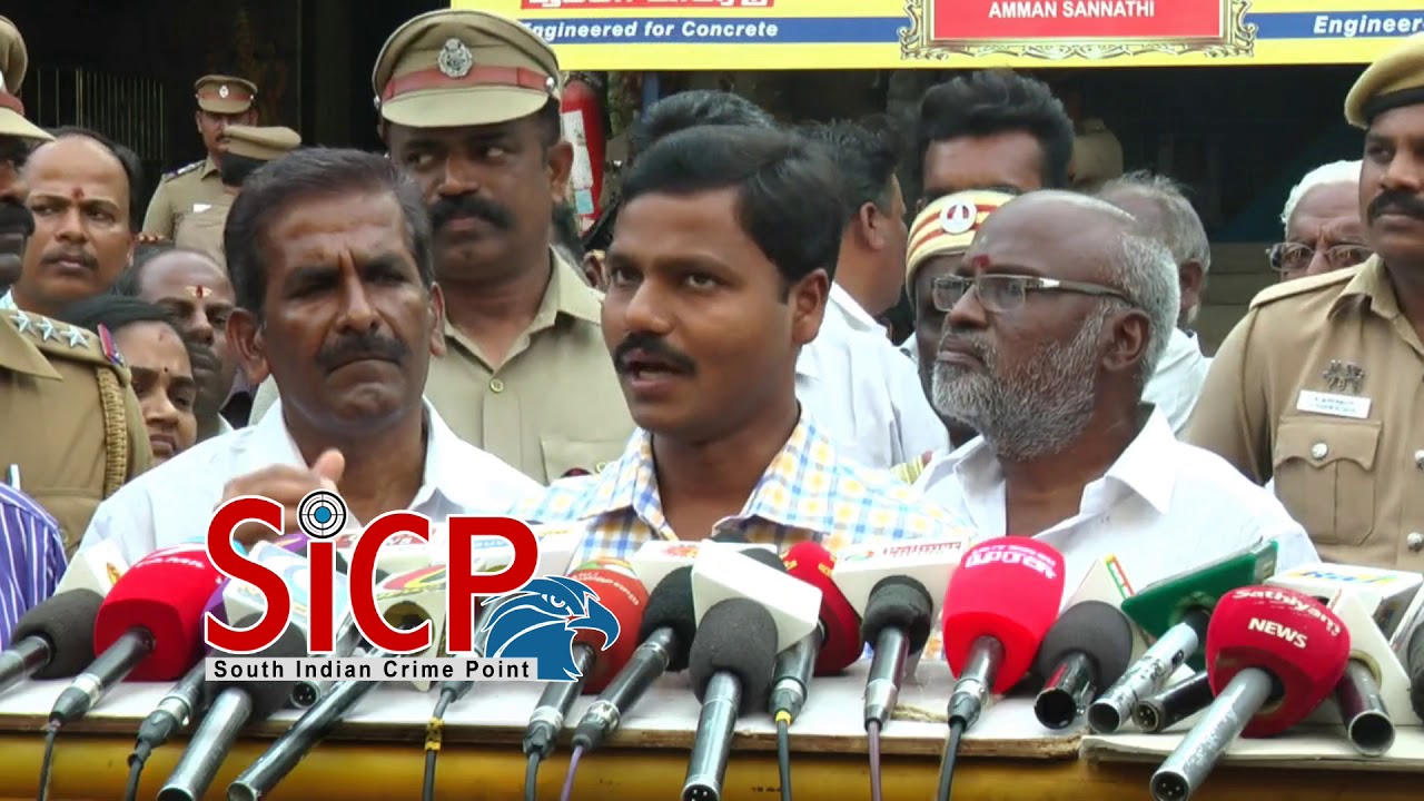 Madurai Collector K. Veera Raghava Rao Press Meet - YouTube