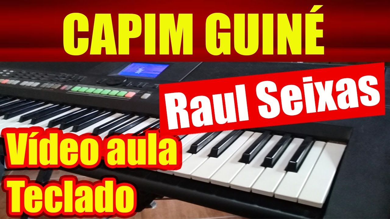 CAPIM GUINÉ - TECLADO - VÍDEO AULA (Tutorial) Como Tocar - YouTube