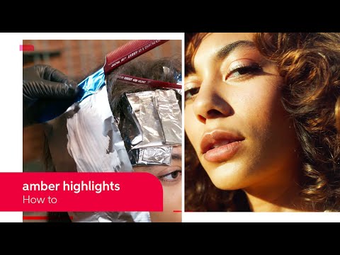 Amber Highlighting Tutorial | Wella Professionals - YouTube
