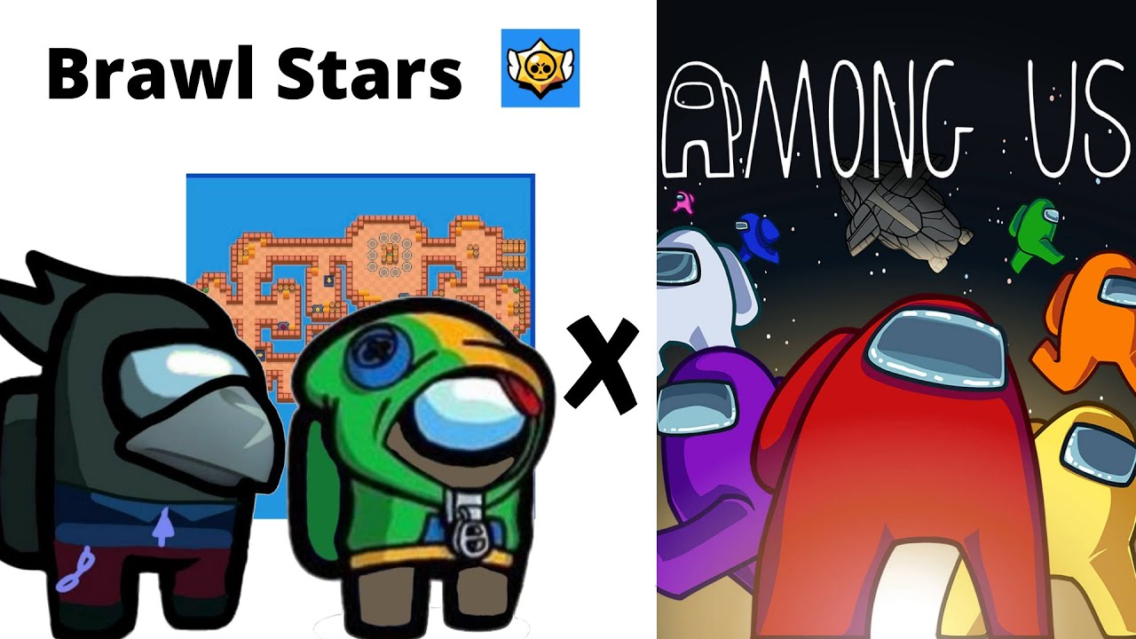 RECORD BRAWL STARS AMONG US MAP!! (INSANITY 100%%) - YouTube