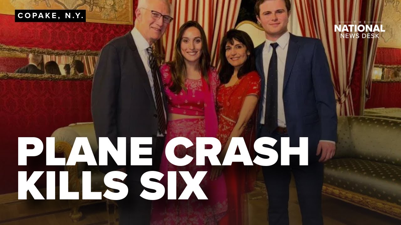 Small plane crashes in Copake, New York, claiming six lives - YouTube