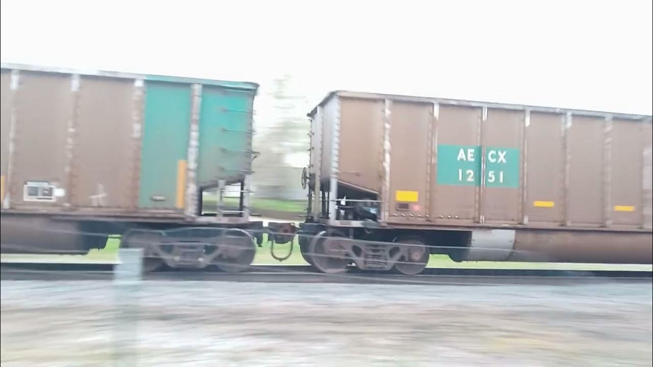 BNSF 8552 50 Mph Lead Coal Train through Callao MO 2 DPU Alright Pull 154 Cars - YouTube