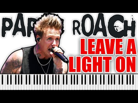 PAPA ROACH - Leave A Light On | PIANO COVER (Jacoby Shaddix's vocals)