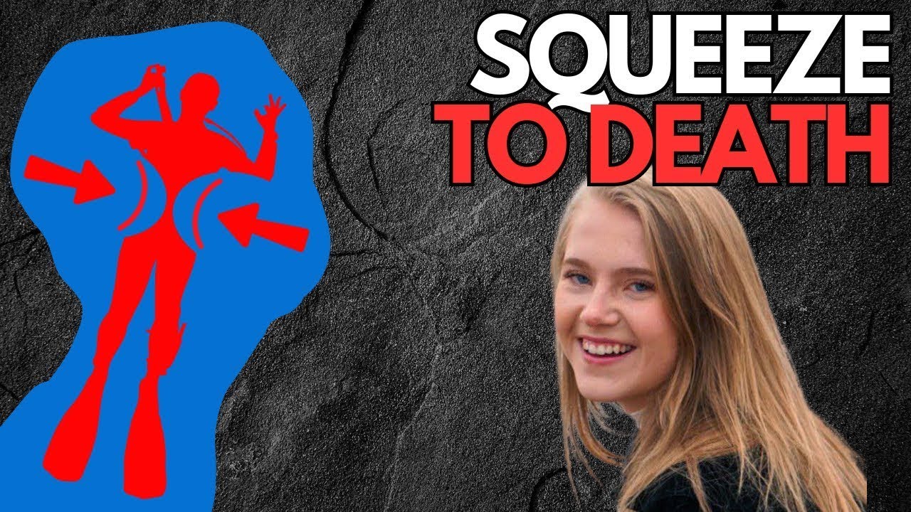 Girl Dry Suit SQUEEZED DEATH | Horrible Death of Linnea Mills | Cave ...